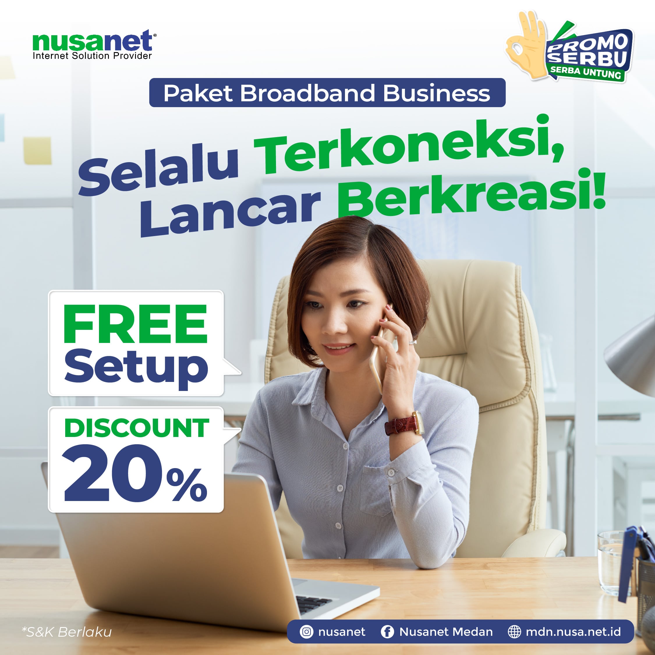 Broadband Business, Inovasi Internet Terbaik - Nusanet Medan